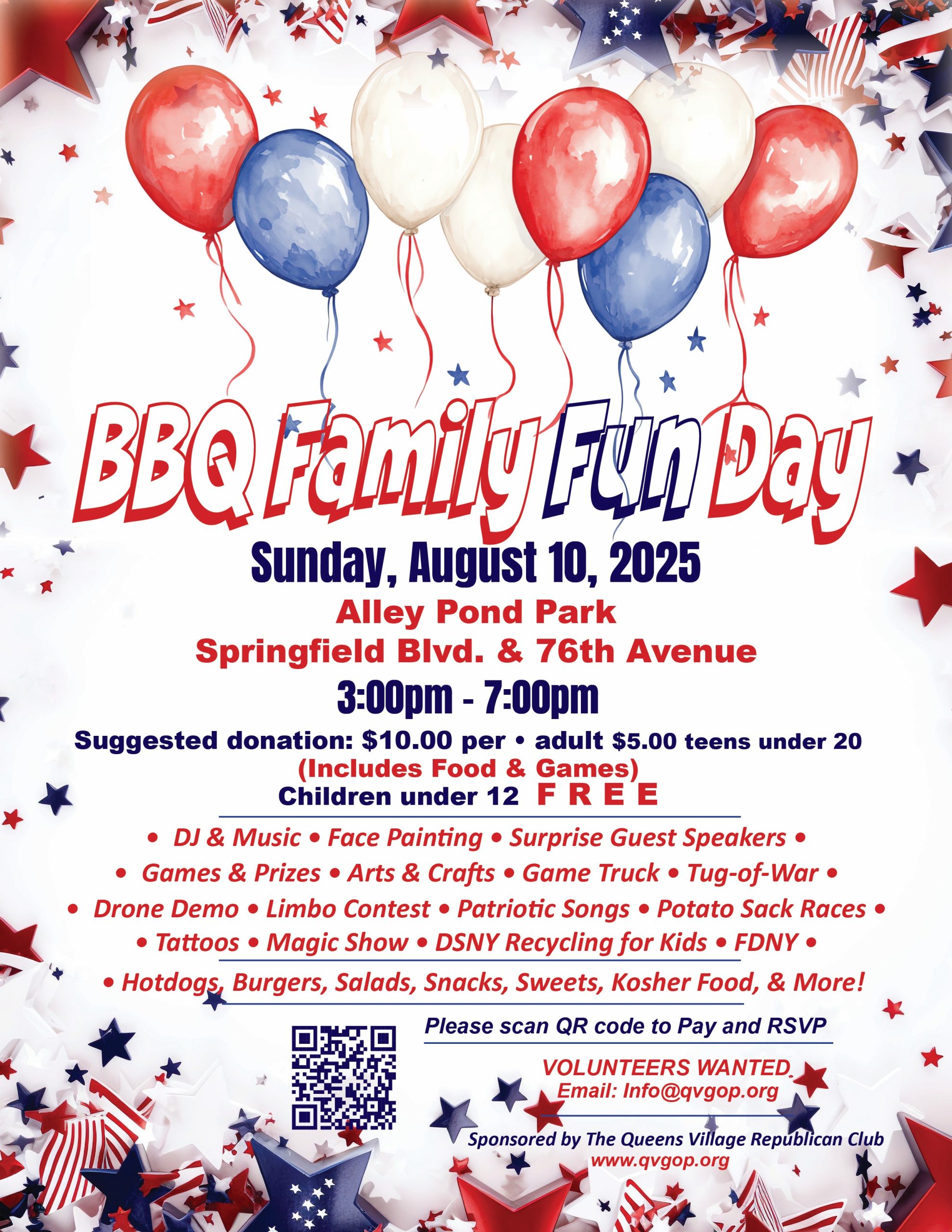 FAMILY FUN DAY BBQ AT ALLEY POND PARK! - The Queens Village Republican ...